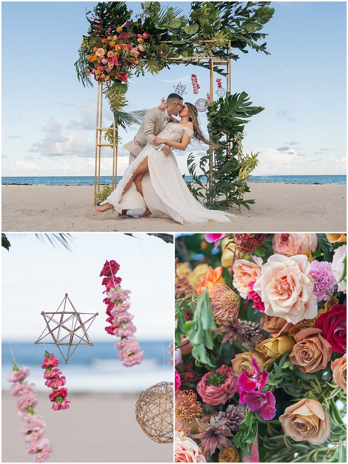 Retro Romance: 90s Inspired Palm Beach Wedding Details We are Obsessed With